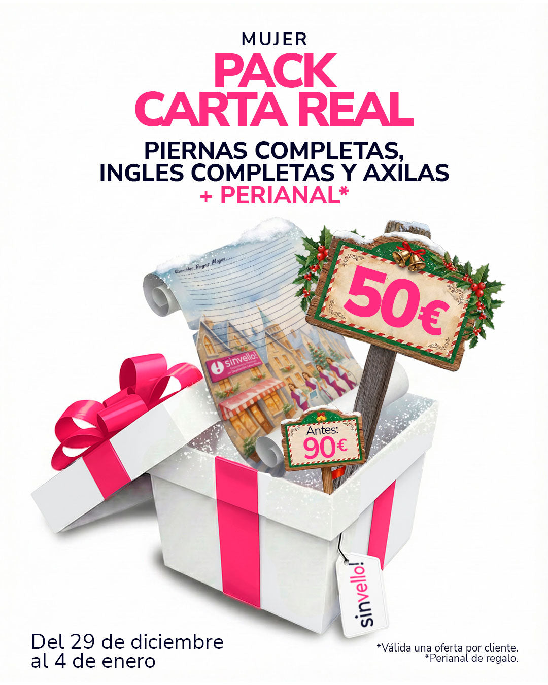 Depilación láser mujer - Pack Carta Real Mujer - Piernas completas ...